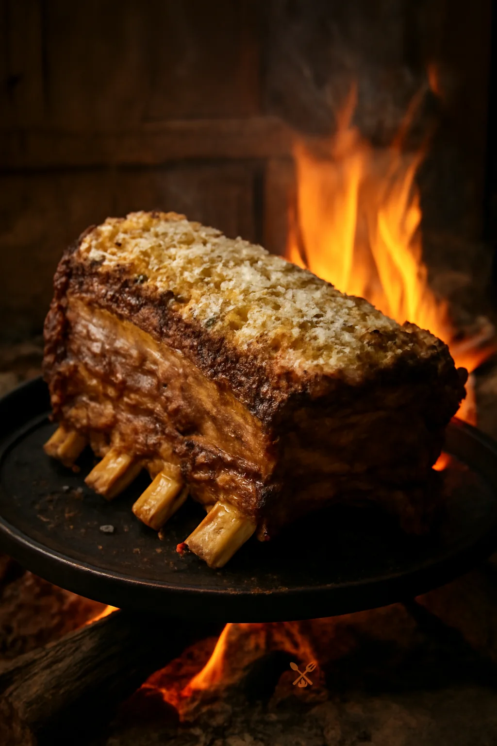Costela na brasa com crosta de sal | ReceitaHub